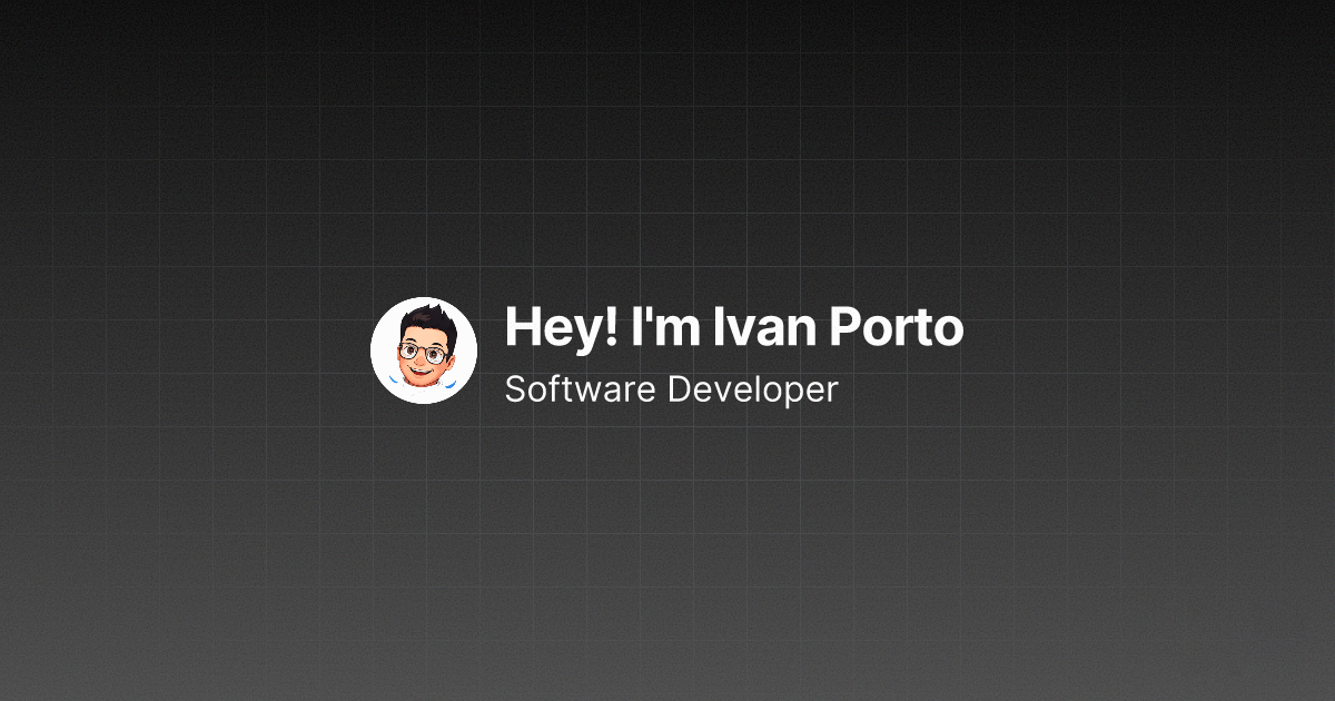 Ivan Porto | Software Developer
